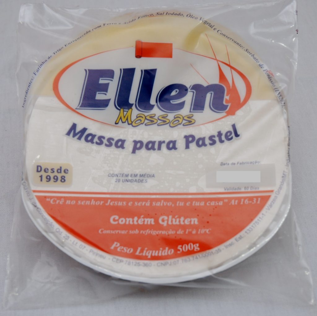 Massa Para Pastel Disco 0500 Kg Ellen Massas 4293